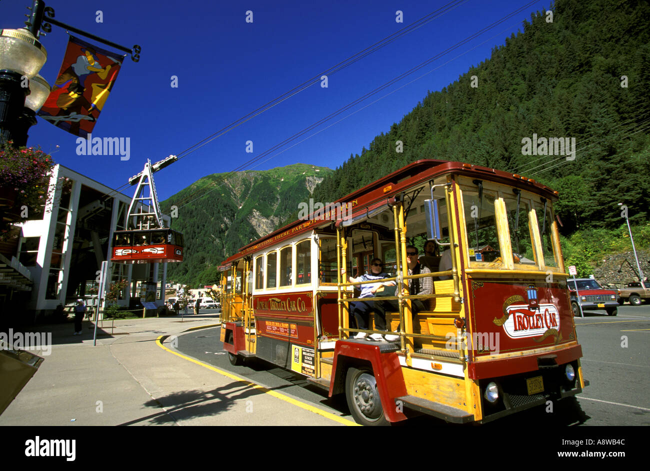 Alaska juneau mt roberts tram hi-res stock photography and images - Alamy
