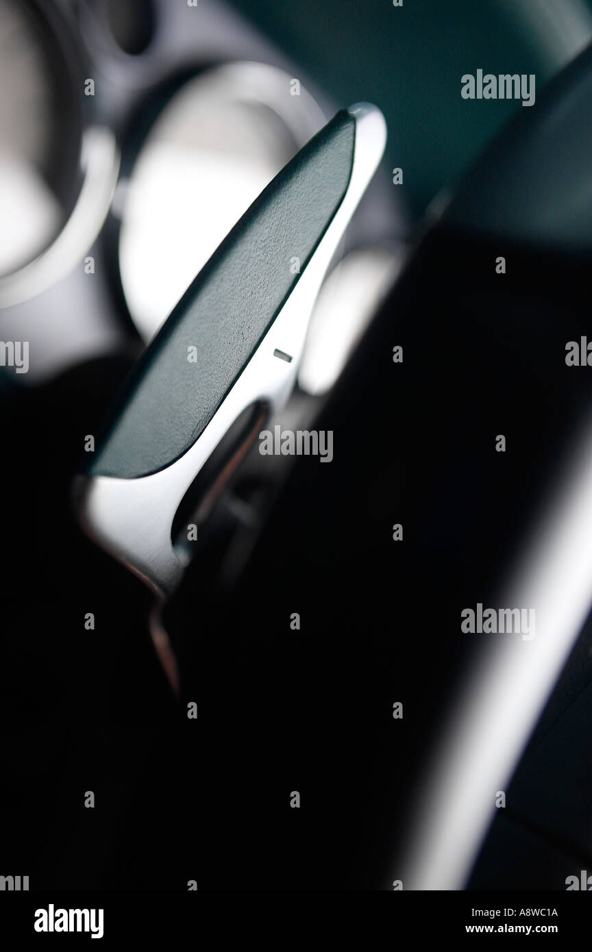 Aston Martin Vanquish paddle gear shift Stock Photo - Alamy