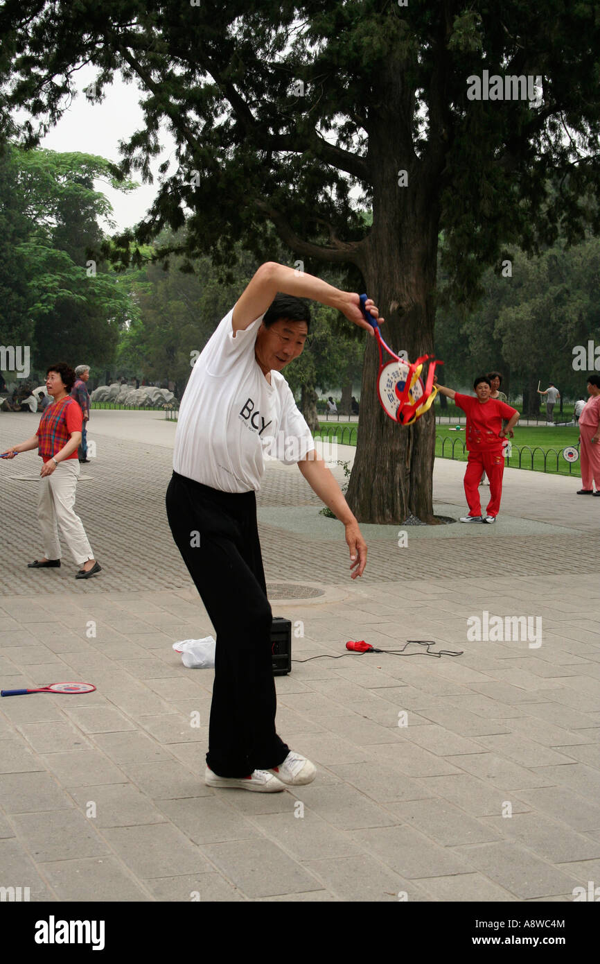 Morning Exercises in Summer Palace Beijing China Stock Photo - Alamy