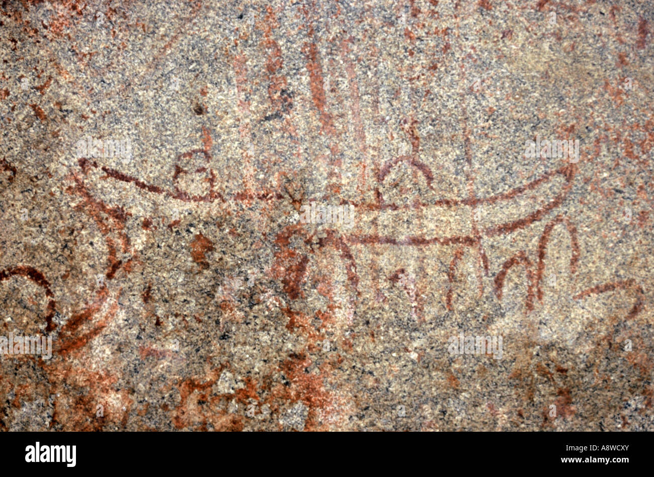 Early bantu rock art, Uganda Stock Photo - Alamy