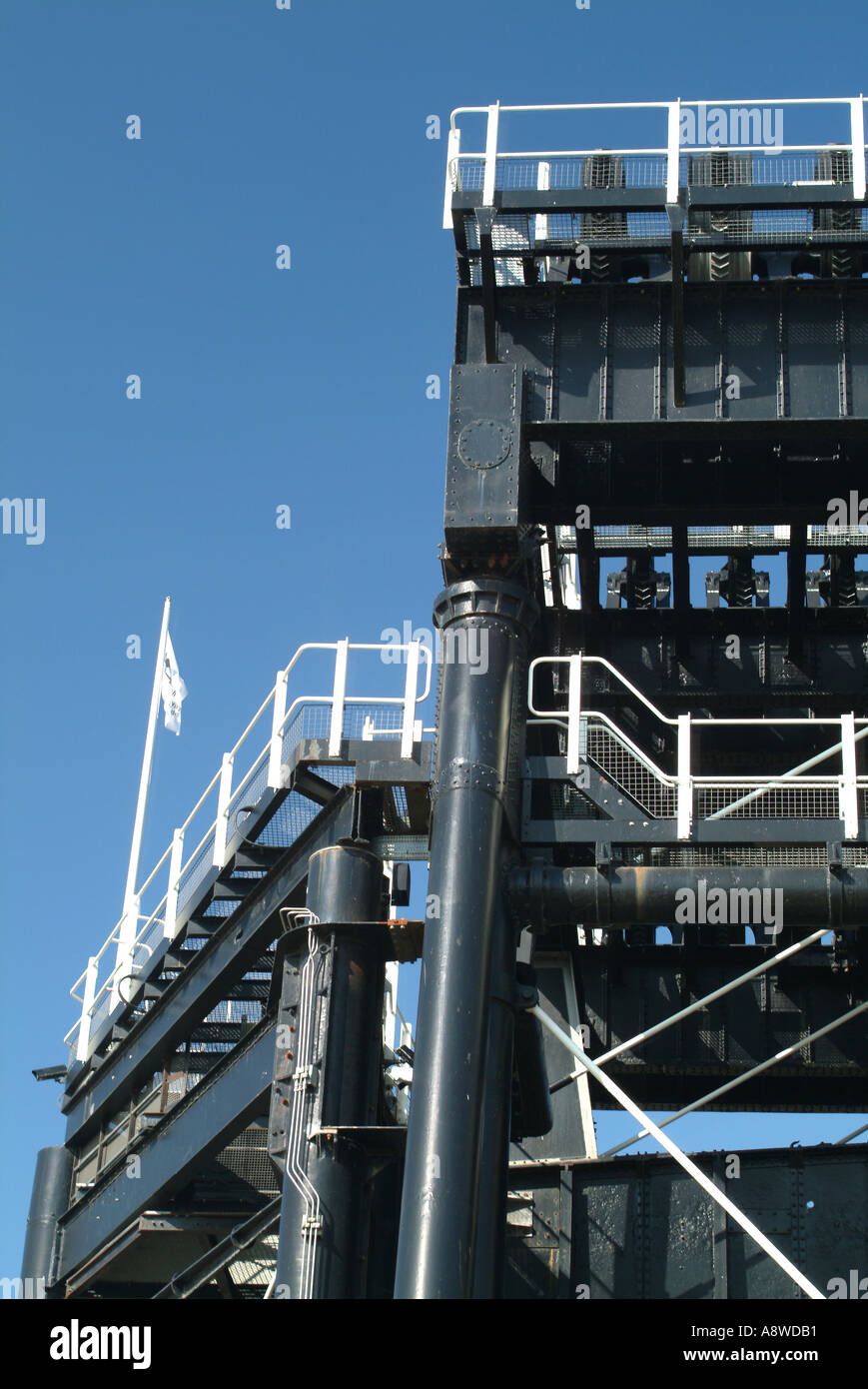 British Waterways Anderton Boat Lift near Barnton Cheshire England ...