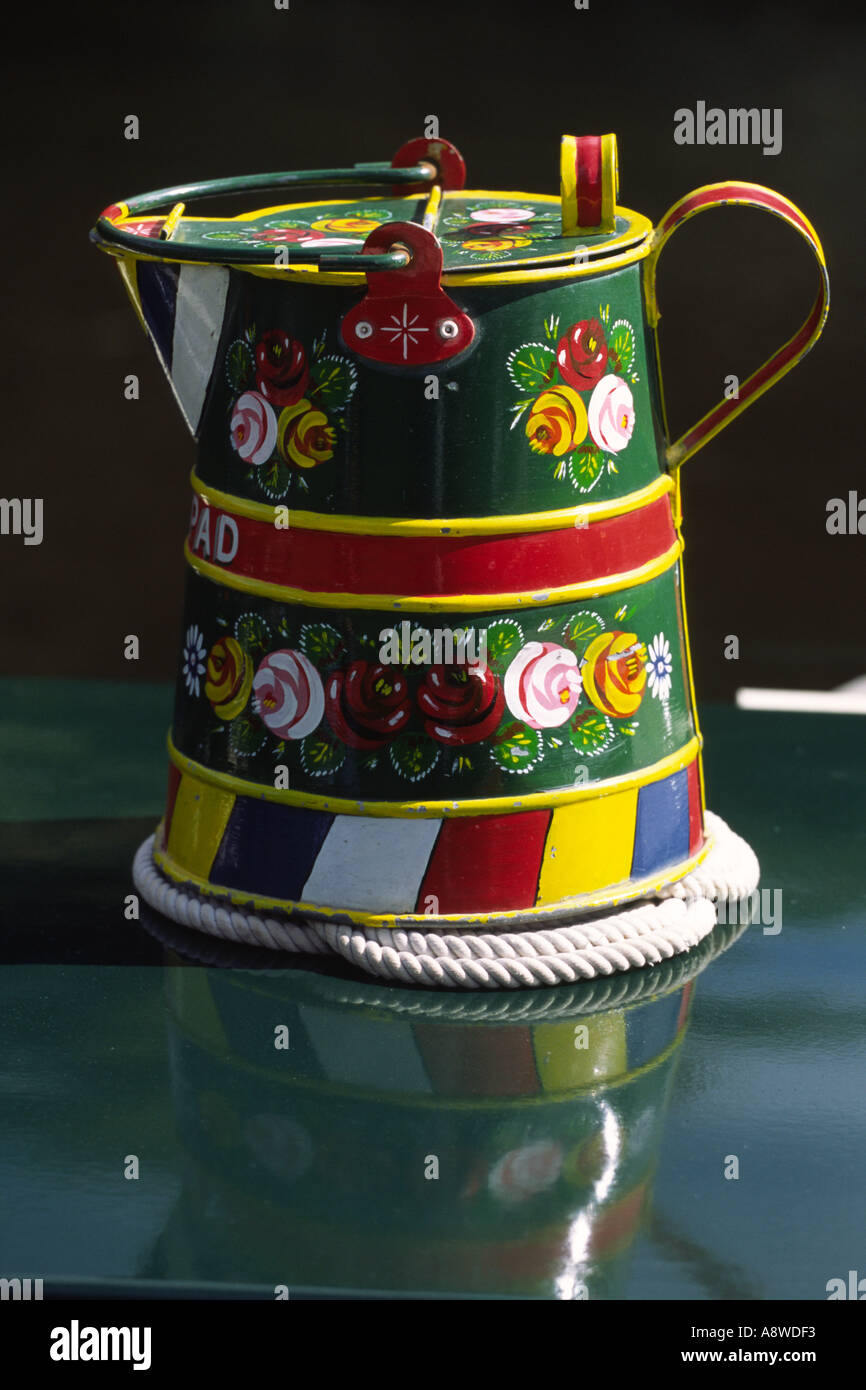 Canalware jug on barge roof hi-res stock photography and images - Alamy