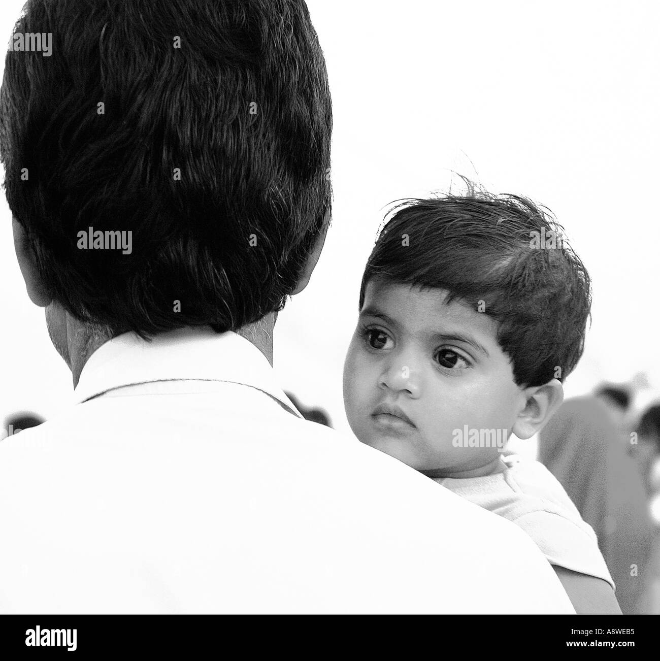 Back child Black and White Stock Photos & Images - Alamy