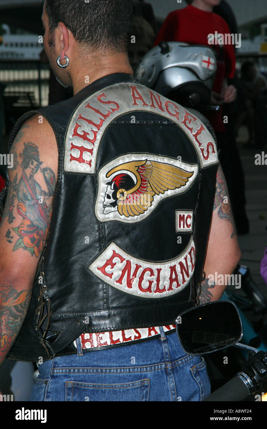Hell's angels motorcycle tattoo hi-res stock photography and images - Alamy