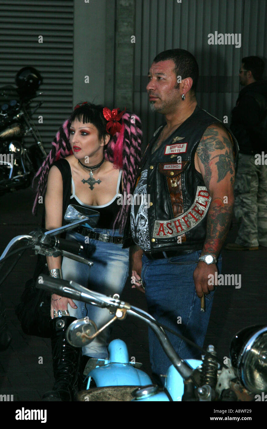 Hell's angels motorcycle tattoo hi-res stock photography and images - Alamy