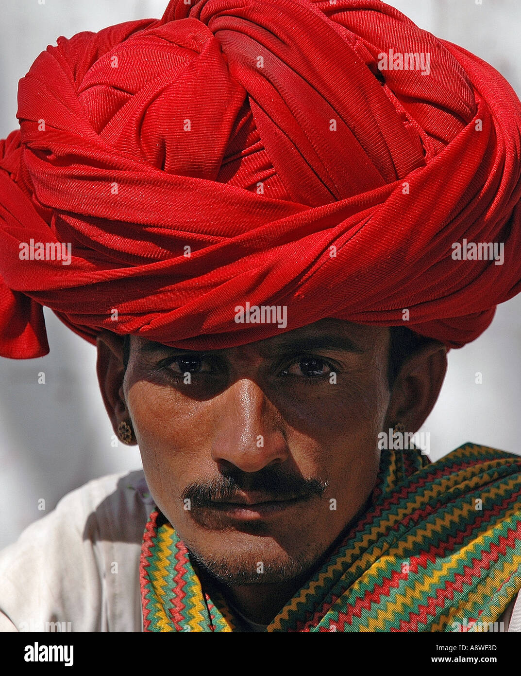 Man In A Red Turban