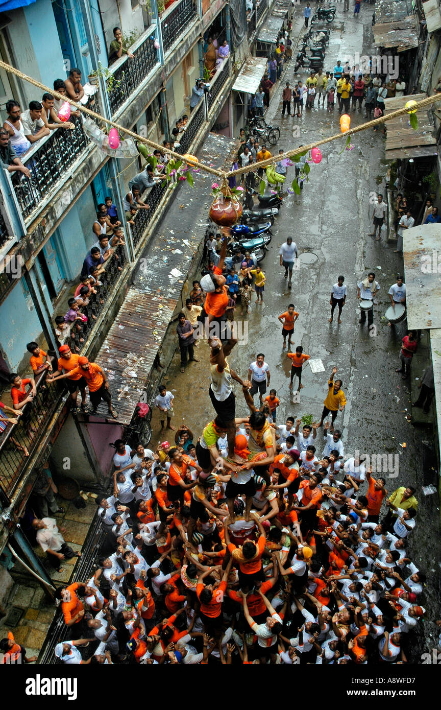 Indian festival janmashtami lord krishna birthday hi-res stock ...