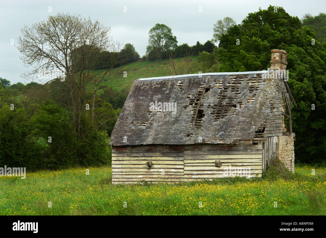 Farmhouse in Calvados Normandy France Stock Photo - Alamy