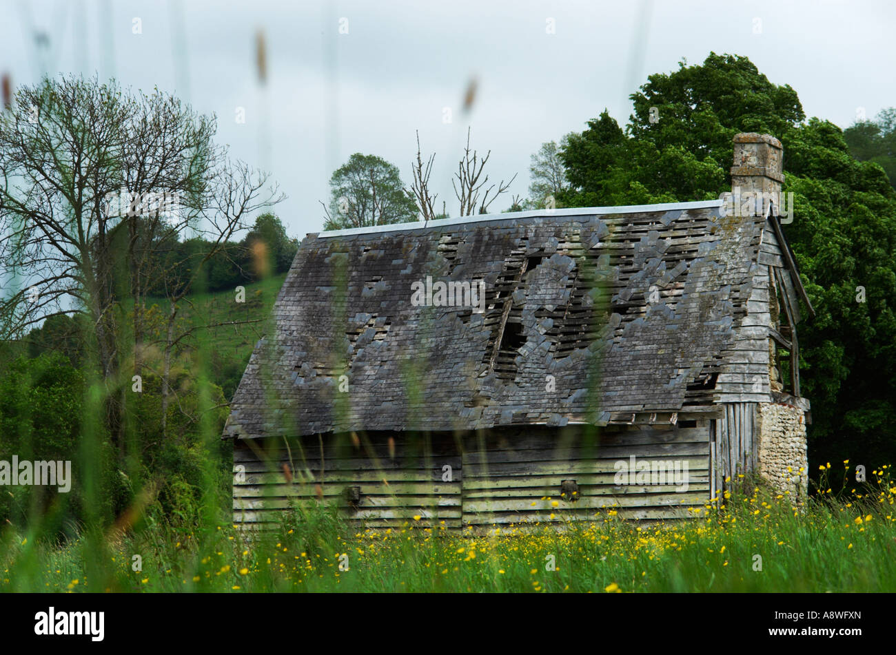 Farmhouse in Calvados Normandy France Stock Photo - Alamy