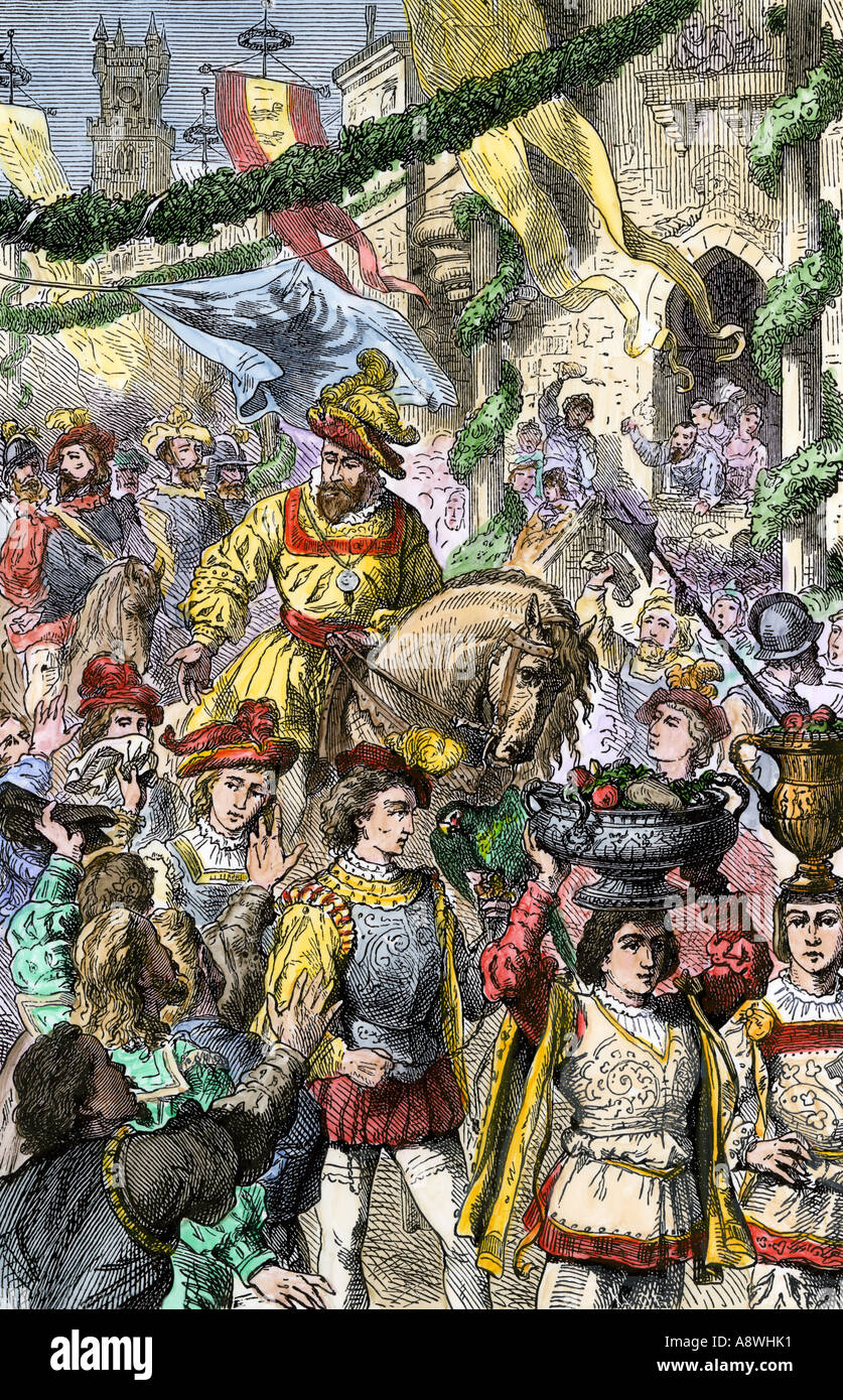 Cortes spanish conquest mexico hi-res stock photography and images - Alamy