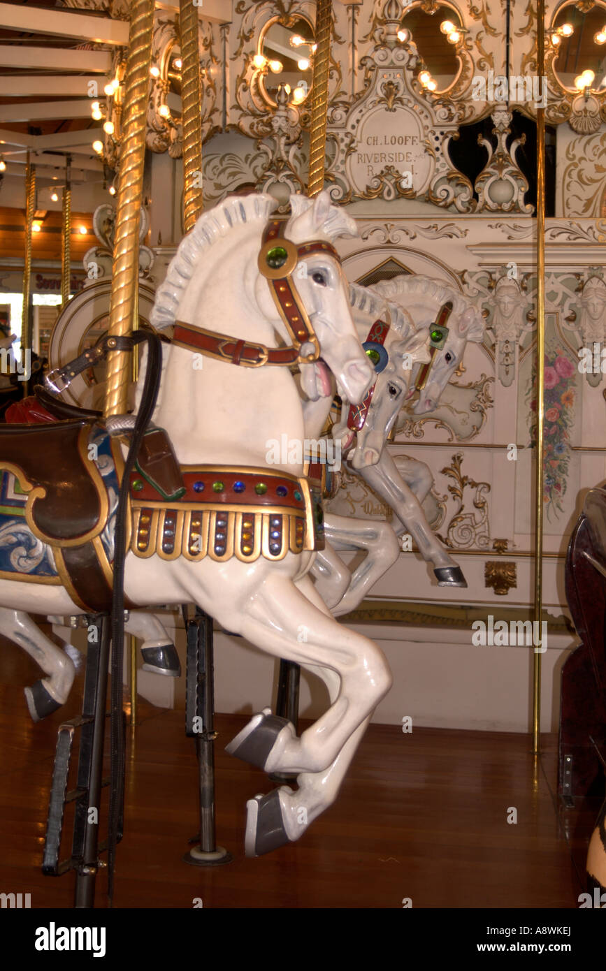 USA, Washington, Spokane, Riverfront Park, 1909, historic Looff ...