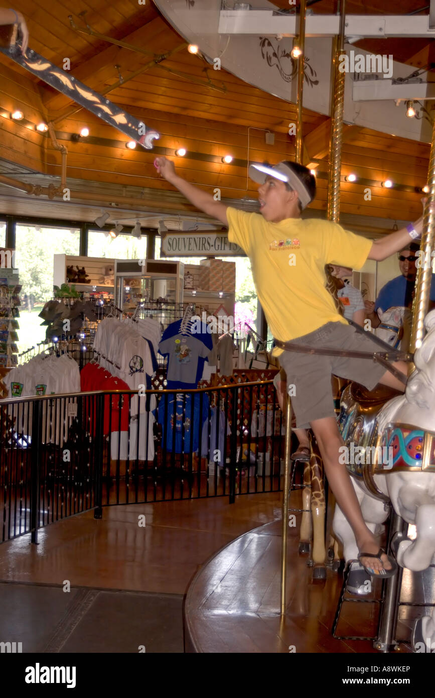 USA, Washington, Spokane, Riverfront Park, 1909, historic Looff ...