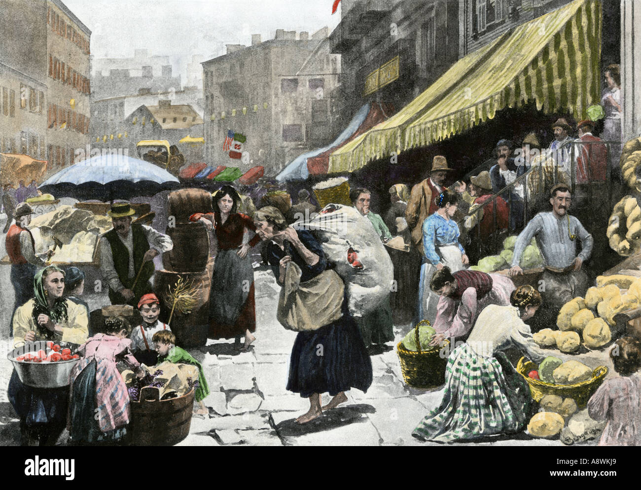 New york city poverty 1800s hi-res stock photography and images - Alamy
