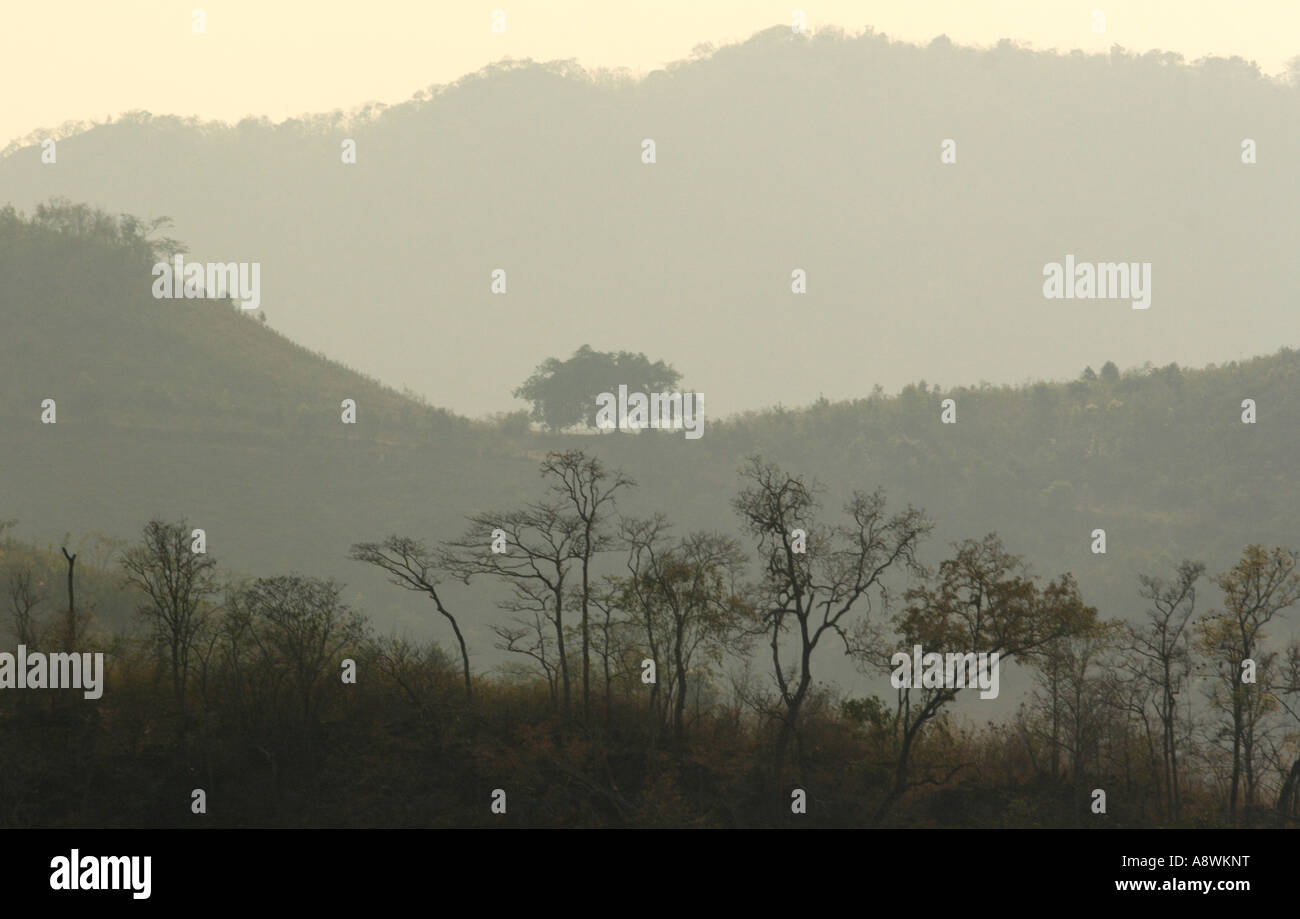 Asia, Myanmar, Shan State, mountain landscape Stock Photo - Alamy