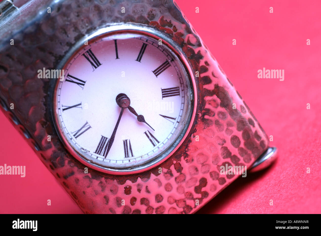 silver antique clock Stock Photo - Alamy