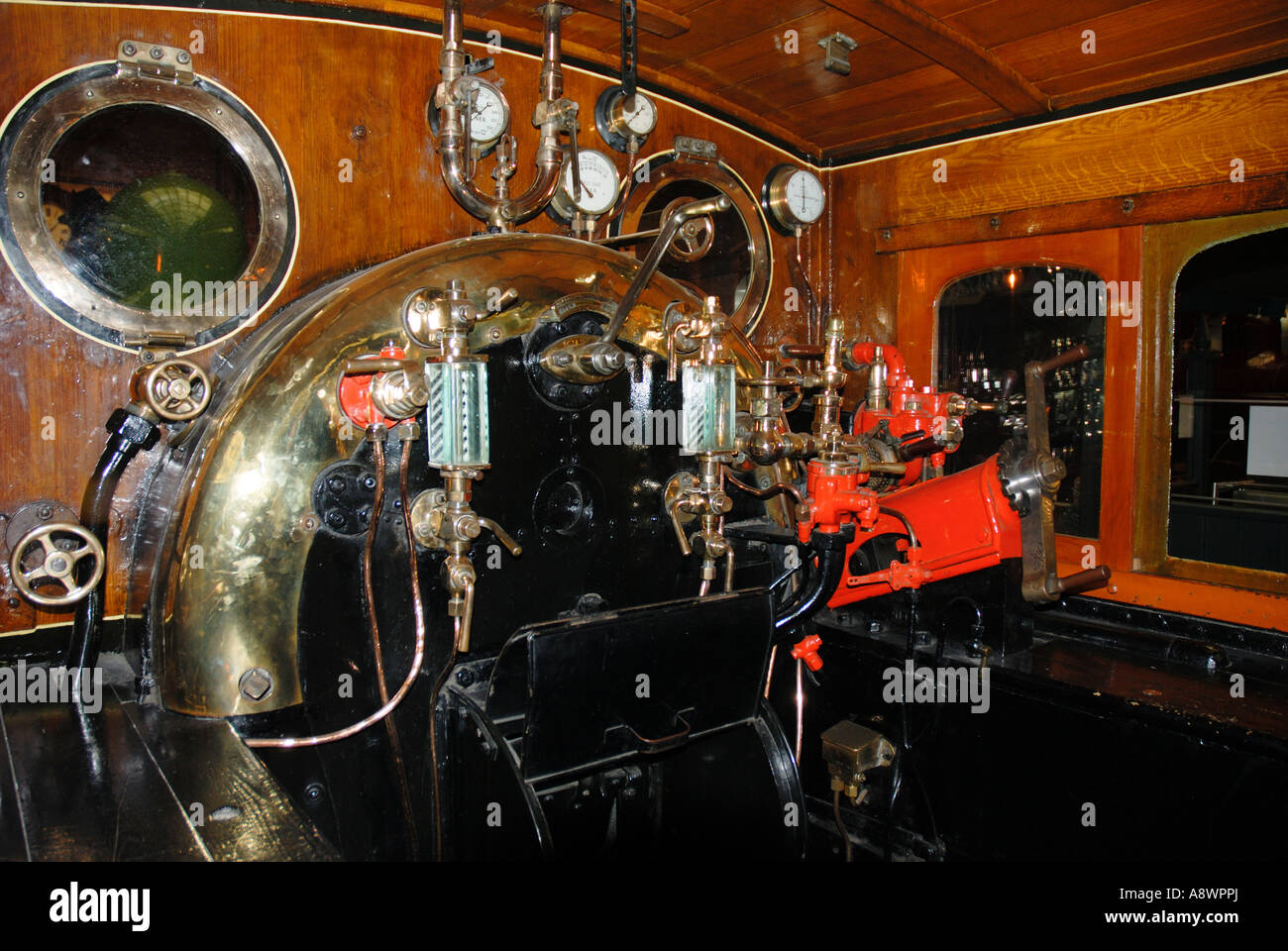 Steam locomotive cab hi-res stock photography and images - Alamy