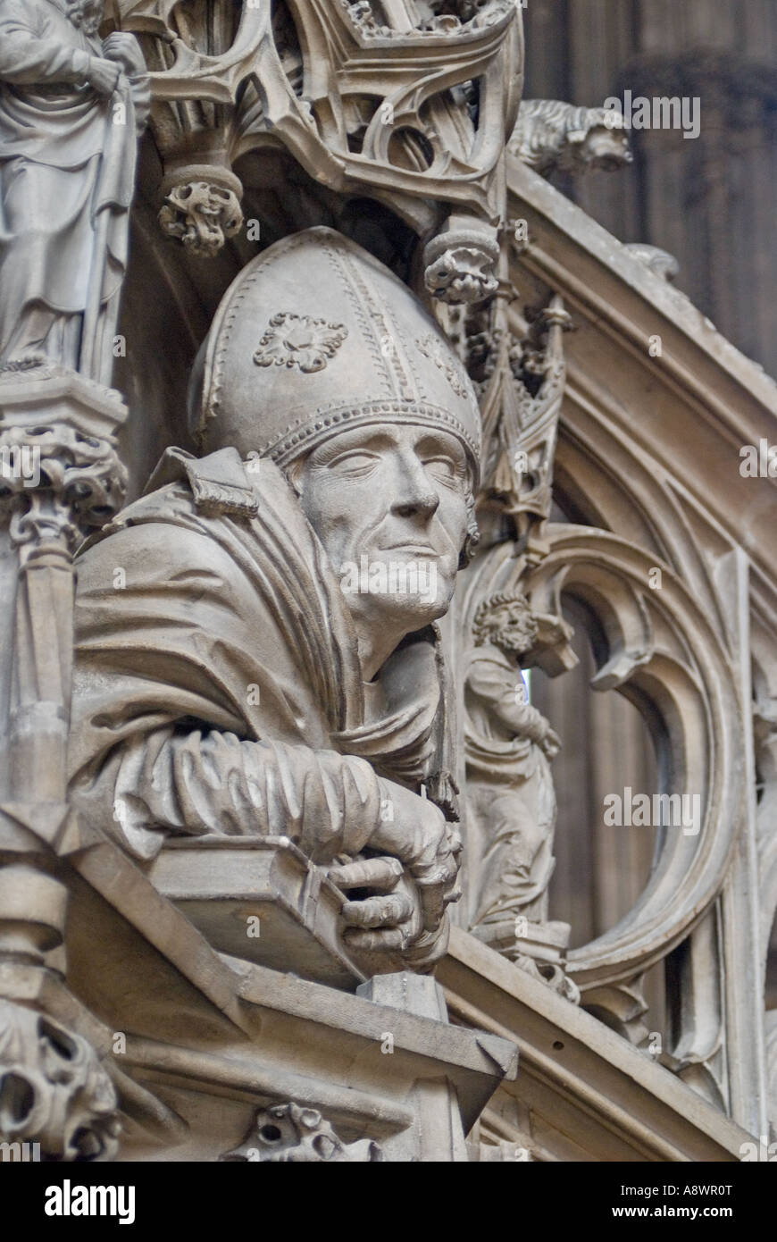Vienna, Austria. Stephansdom (Cathedral) Gothic Pulpit (c1500) by Anton ...