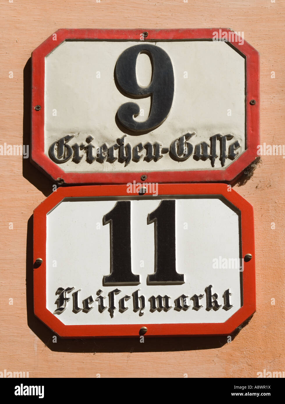 House number plaque hi-res stock photography and images - Alamy