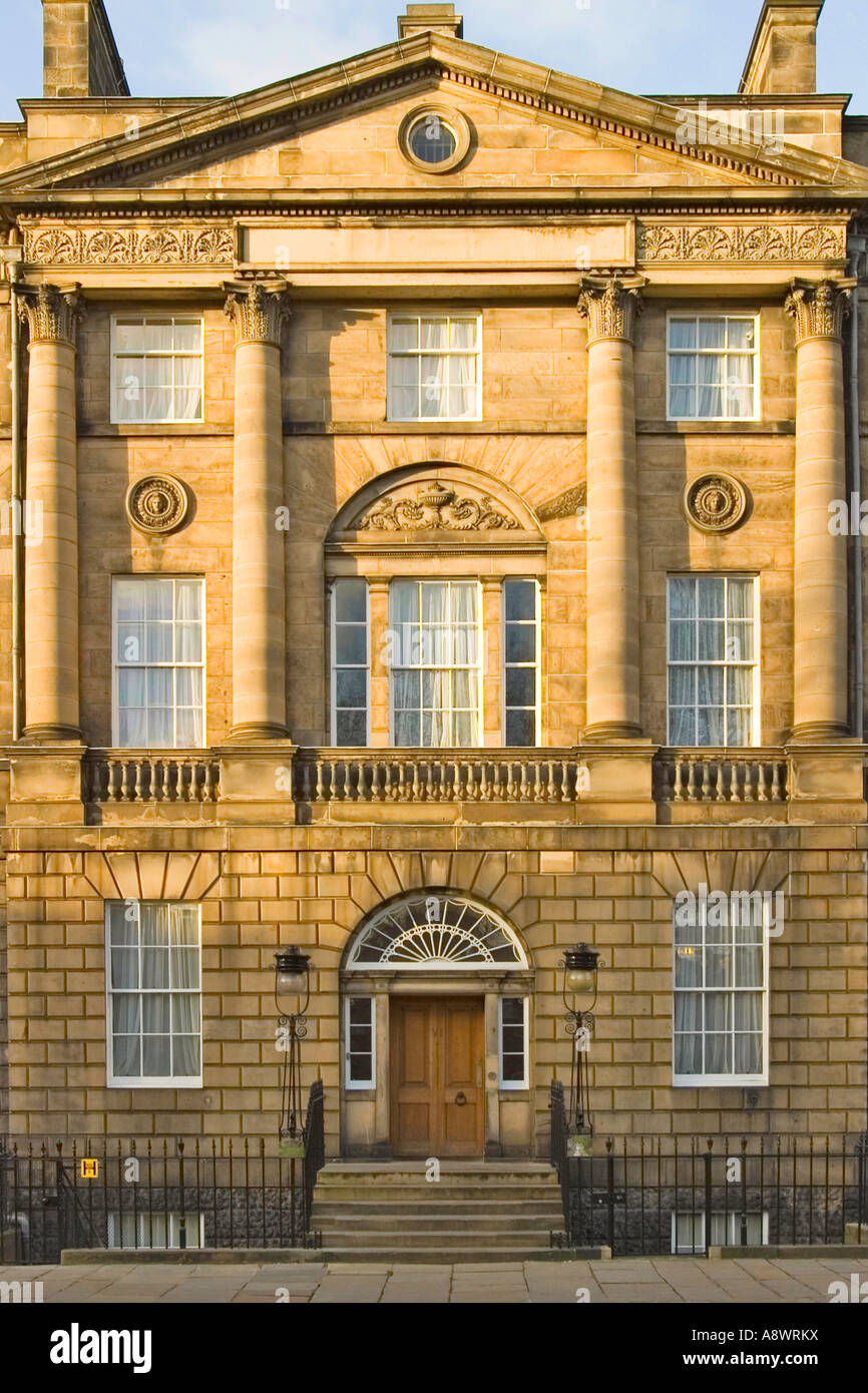Morning/Evening sun illuminates Bute House, official residence of ...