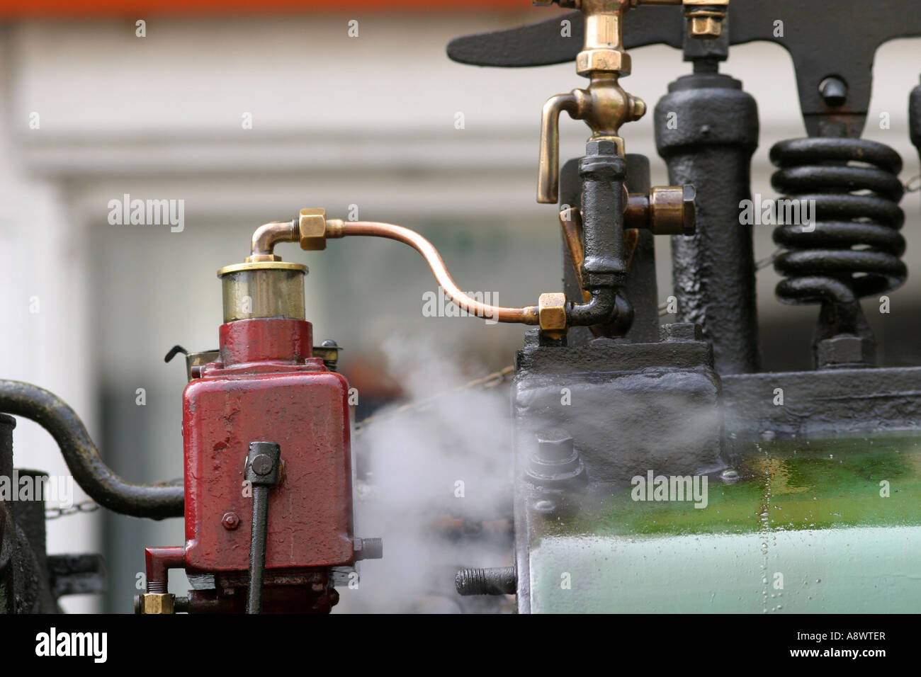 Close up of steam engine Stock Photo - Alamy