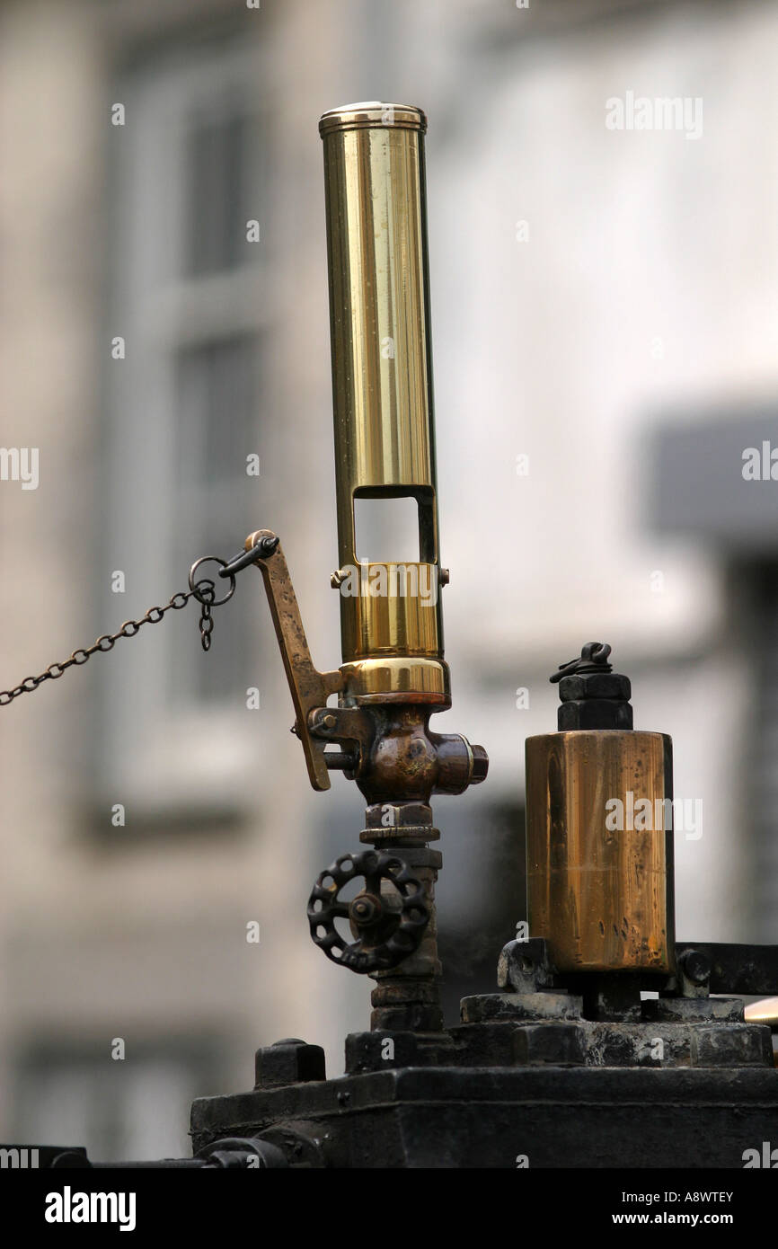 Close up of steam whistle Stock Photo - Alamy