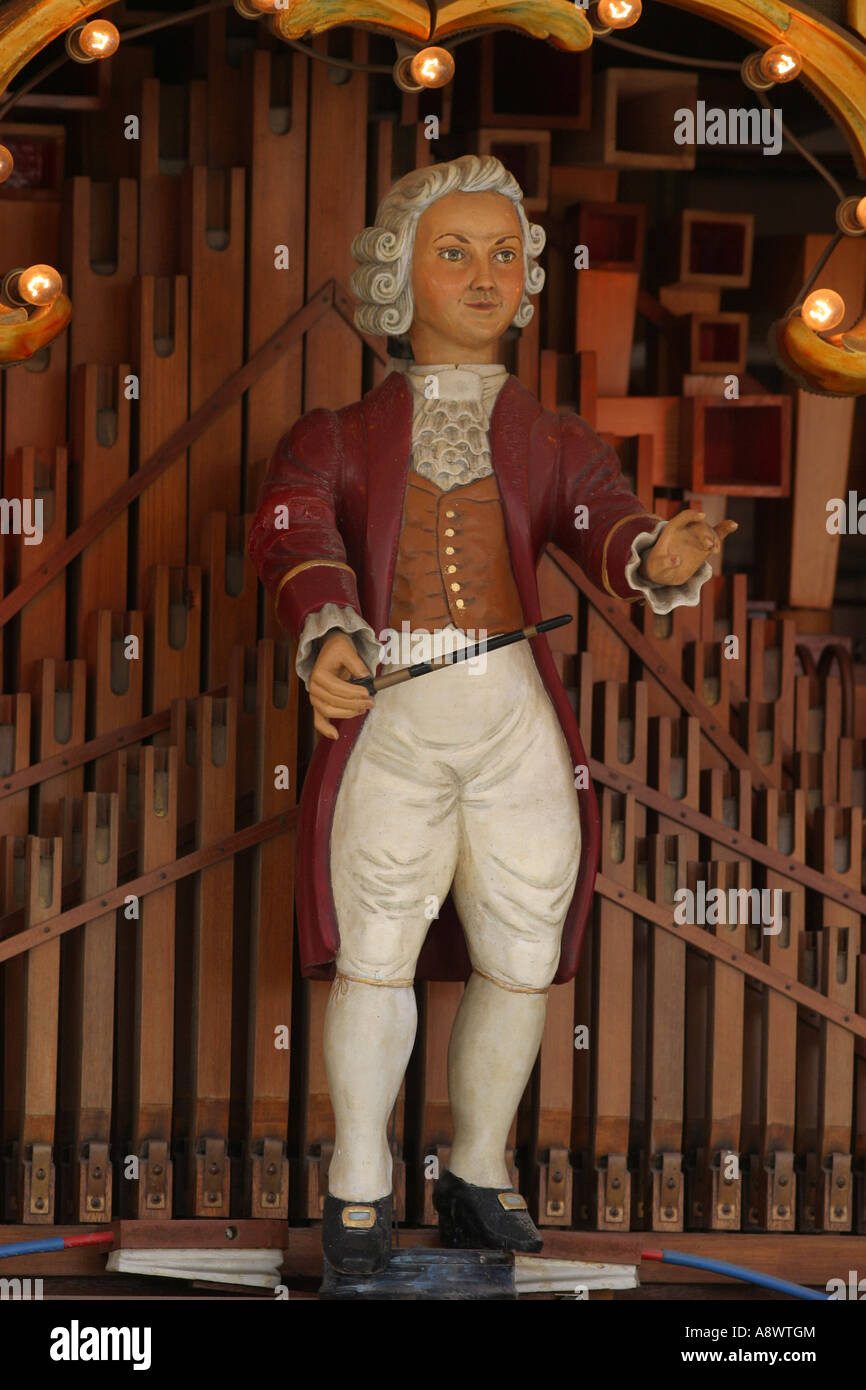 Fairground organ at steam rally Cornwall UK Stock Photo - Alamy