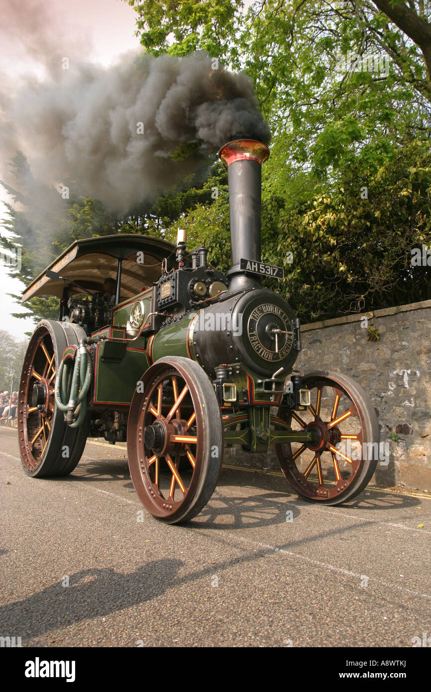 Steam engine Trevithick Day Camborne Hill Cornwall UK Stock Photo - Alamy