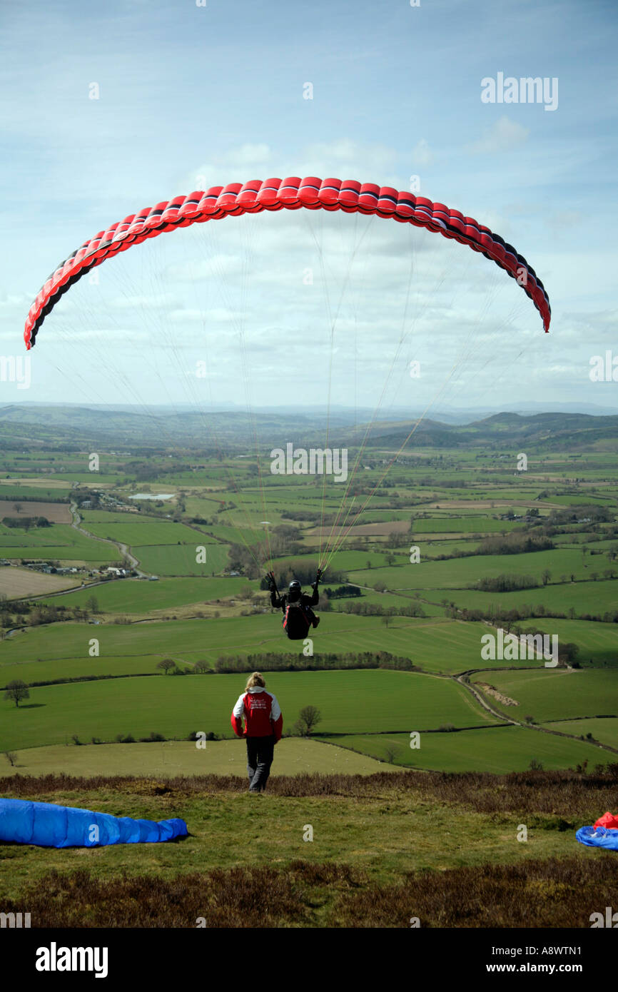 Glider Long Mynd Stock Photos & Glider Long Mynd Stock Images - Alamy