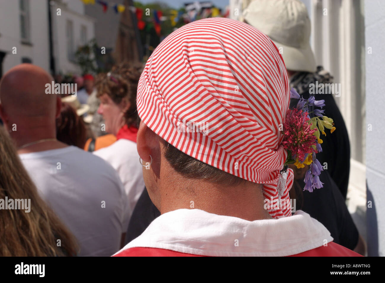 Padstow harbour obby oss may day cornwall hi-res stock photography and ...