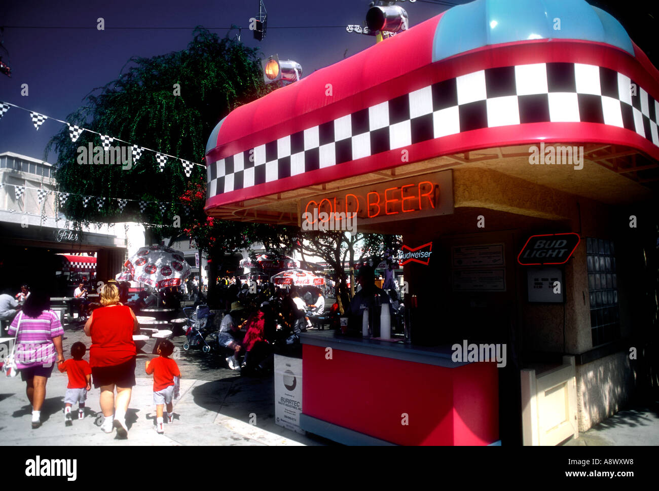 A beer booth at the Los Angeles County Fair California USA Stock Photo ...