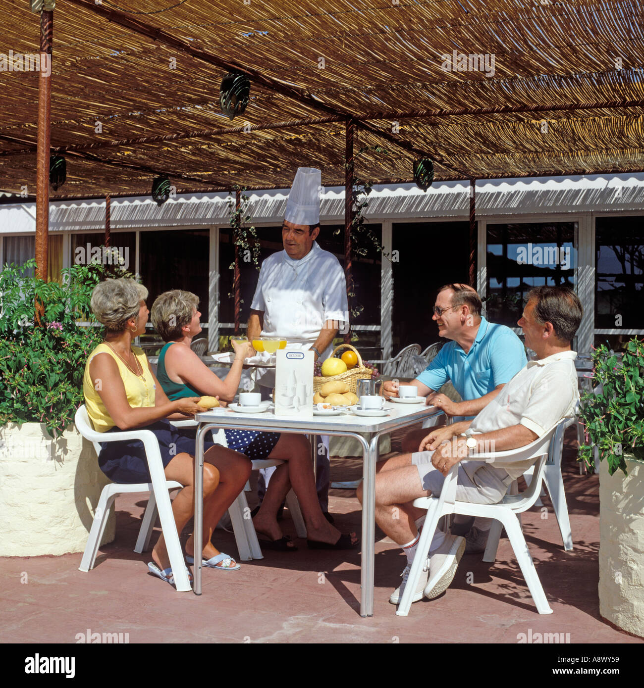British tourist spain breakfast hi-res stock photography and images - Alamy
