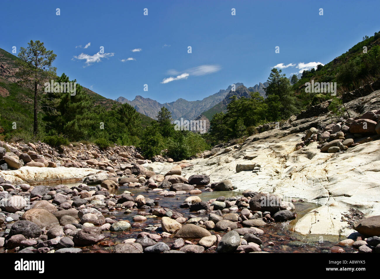 Corsica fangu river hi-res stock photography and images - Alamy