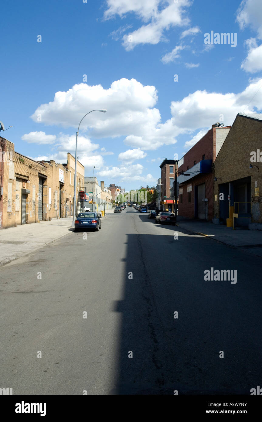 7th Street in Brooklyn, New York. Space for copy. Camera: Nikon D2x ...