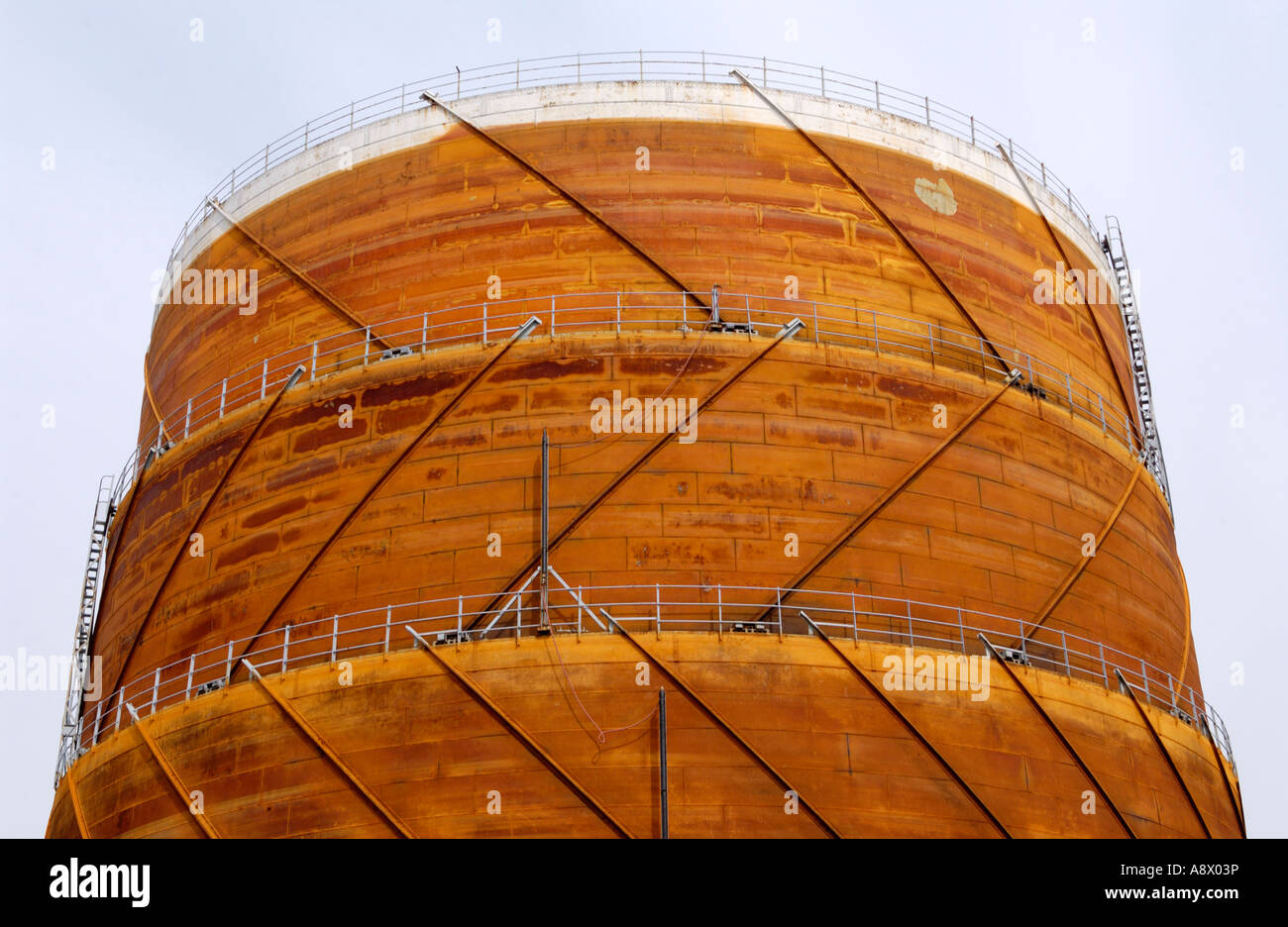 Gasometer in Weymouth Dorset Southern England UK Stock Photo - Alamy