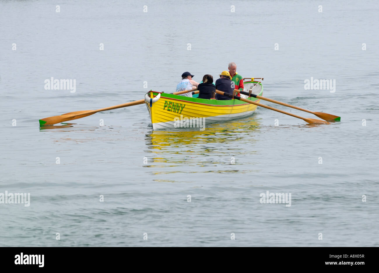 Rowing boat on harbour at Weymouth Dorset England UK Stock Photo - Alamy