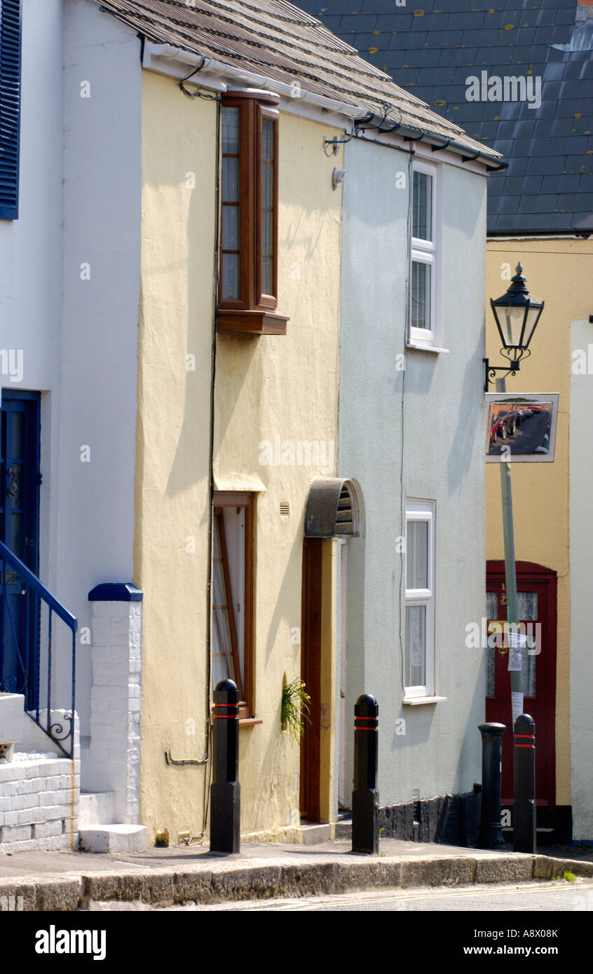 Terraced cottages in Weymouth Dorset England UK Stock Photo - Alamy