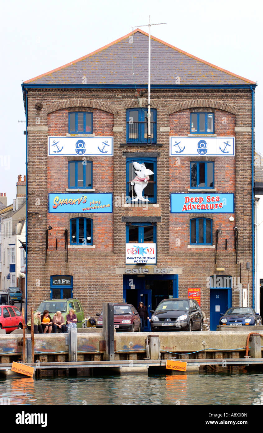 Children's adventure playhouse in former warehouse on the quayside of ...
