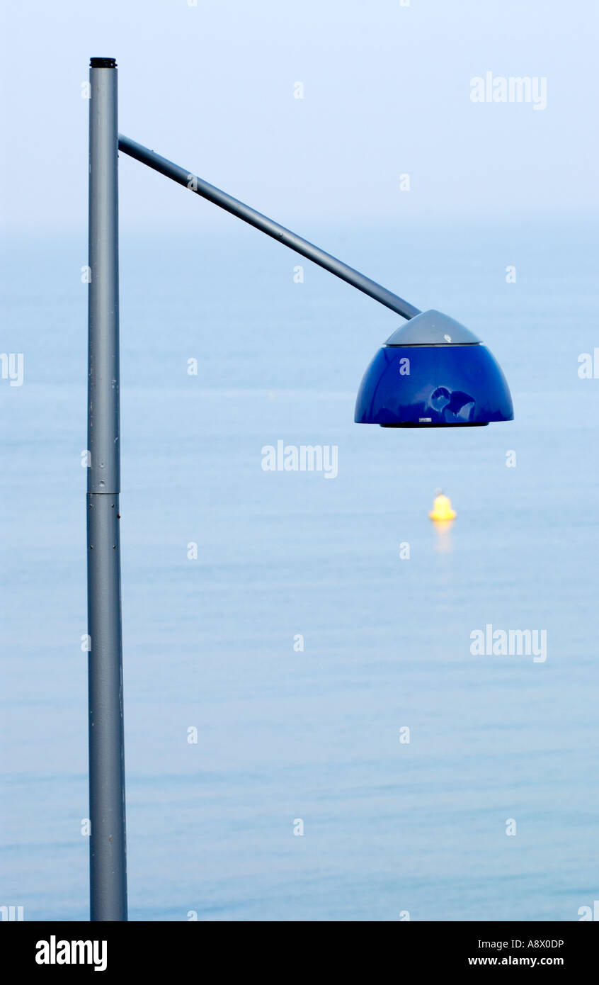 Contemporary design of street lighting UK Stock Photo - Alamy