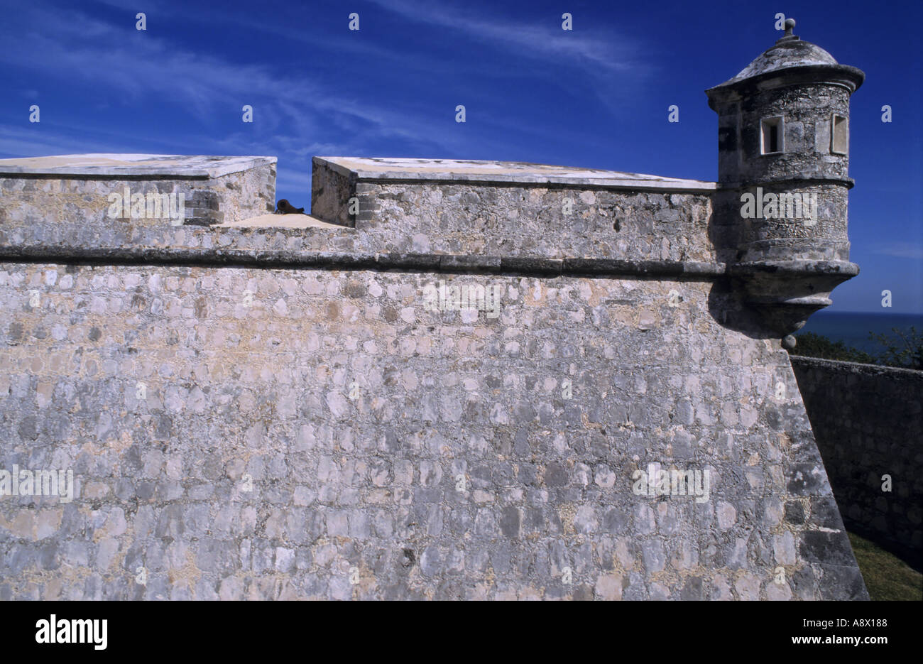 Mexico Campeche San Miguel Fort Stock Photo - Alamy