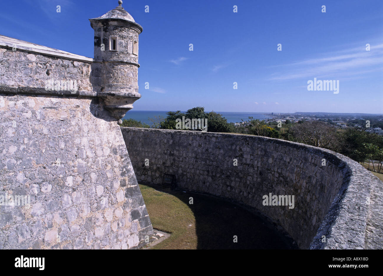 Mexico Campeche San Miguel Fort Stock Photo - Alamy
