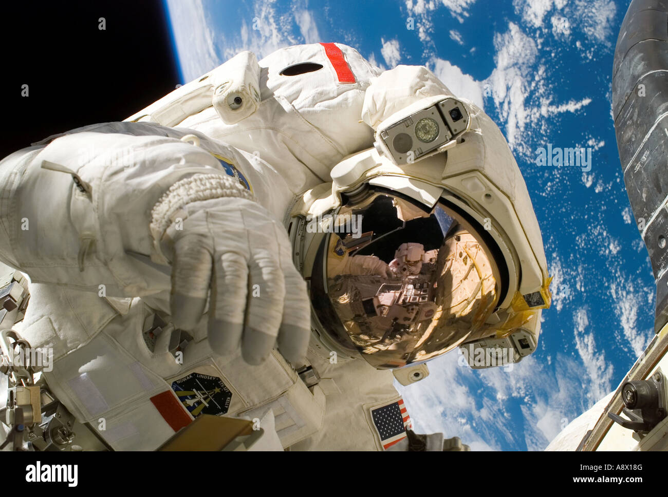 Space Shuttle Astronaut Space Walk
