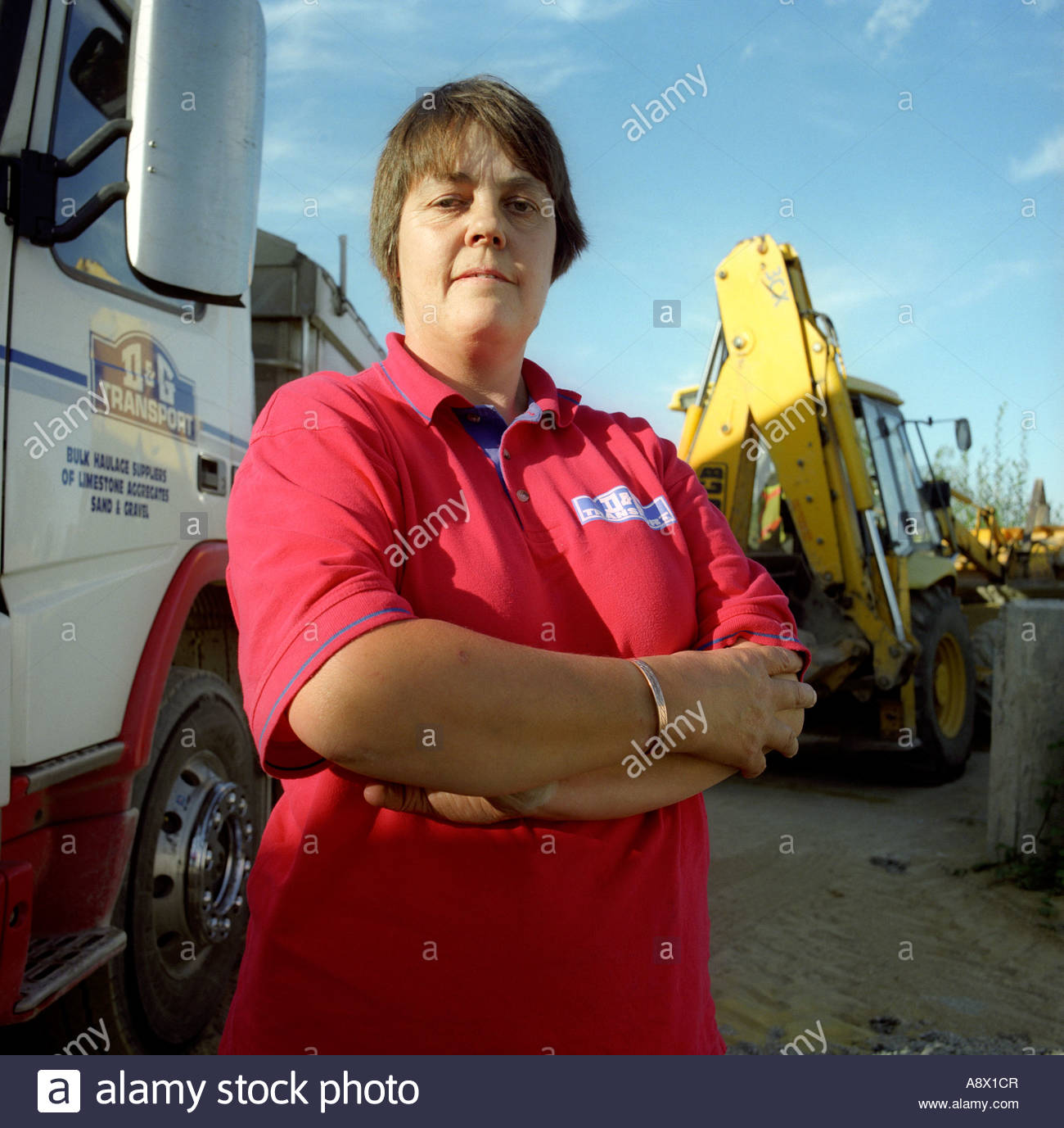 Woman Truck Driver Trucker Stock Photos & Woman Truck Driver Trucker ...