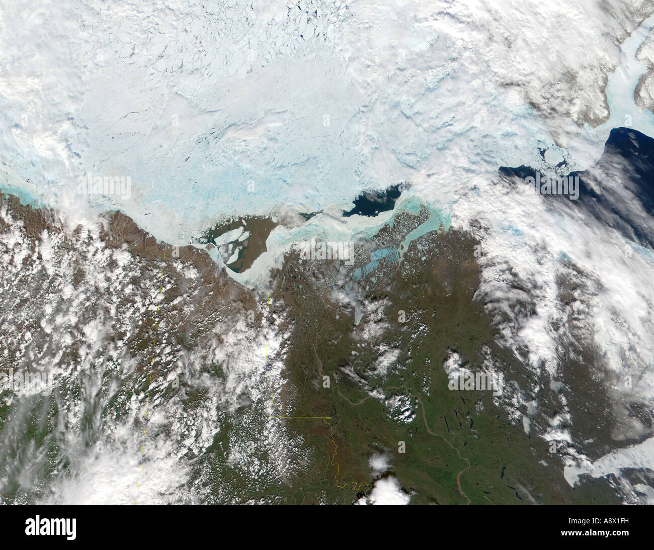 Mackenzie map hi-res stock photography and images - Alamy