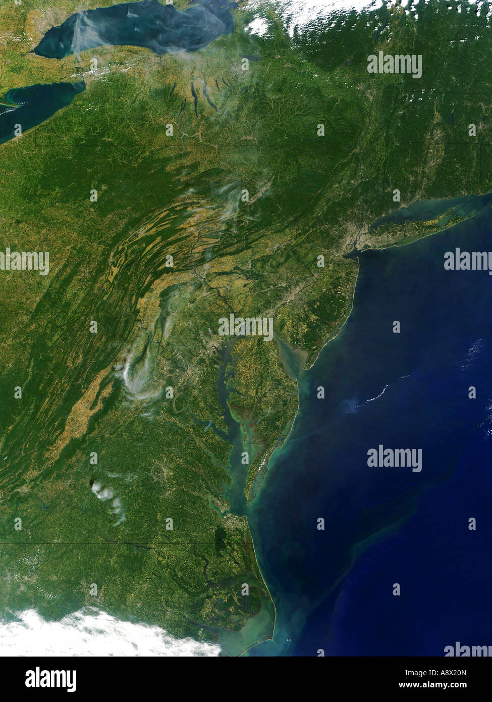 map of the east coast of america