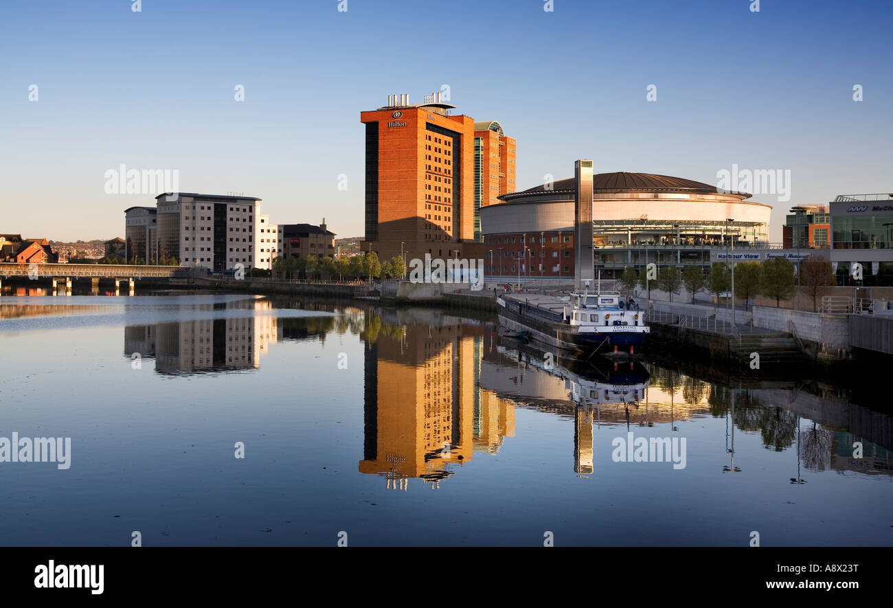 Lagan Waterfront, Belfast Stock Photo - Alamy