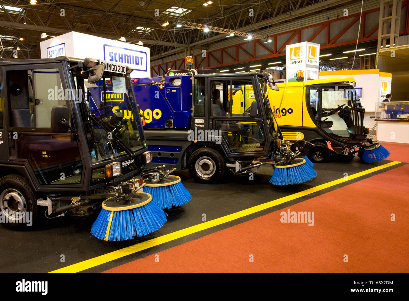 Schmidt Swingo road-sweepers at NEC Commercial Vehicle Show, Birmingham ...