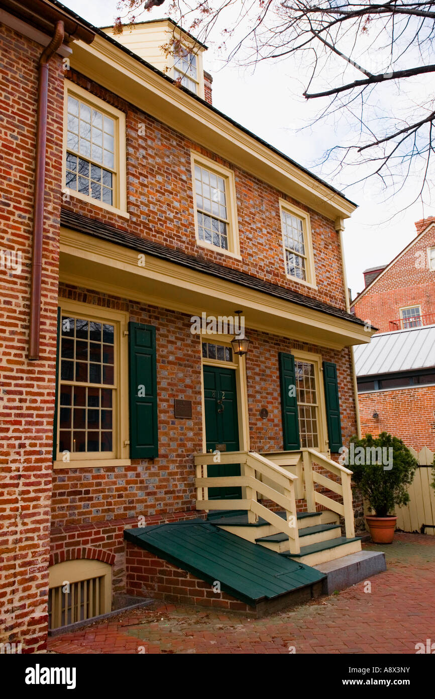 Robert Long House oldest residence in city Fells Point neighborhood ...