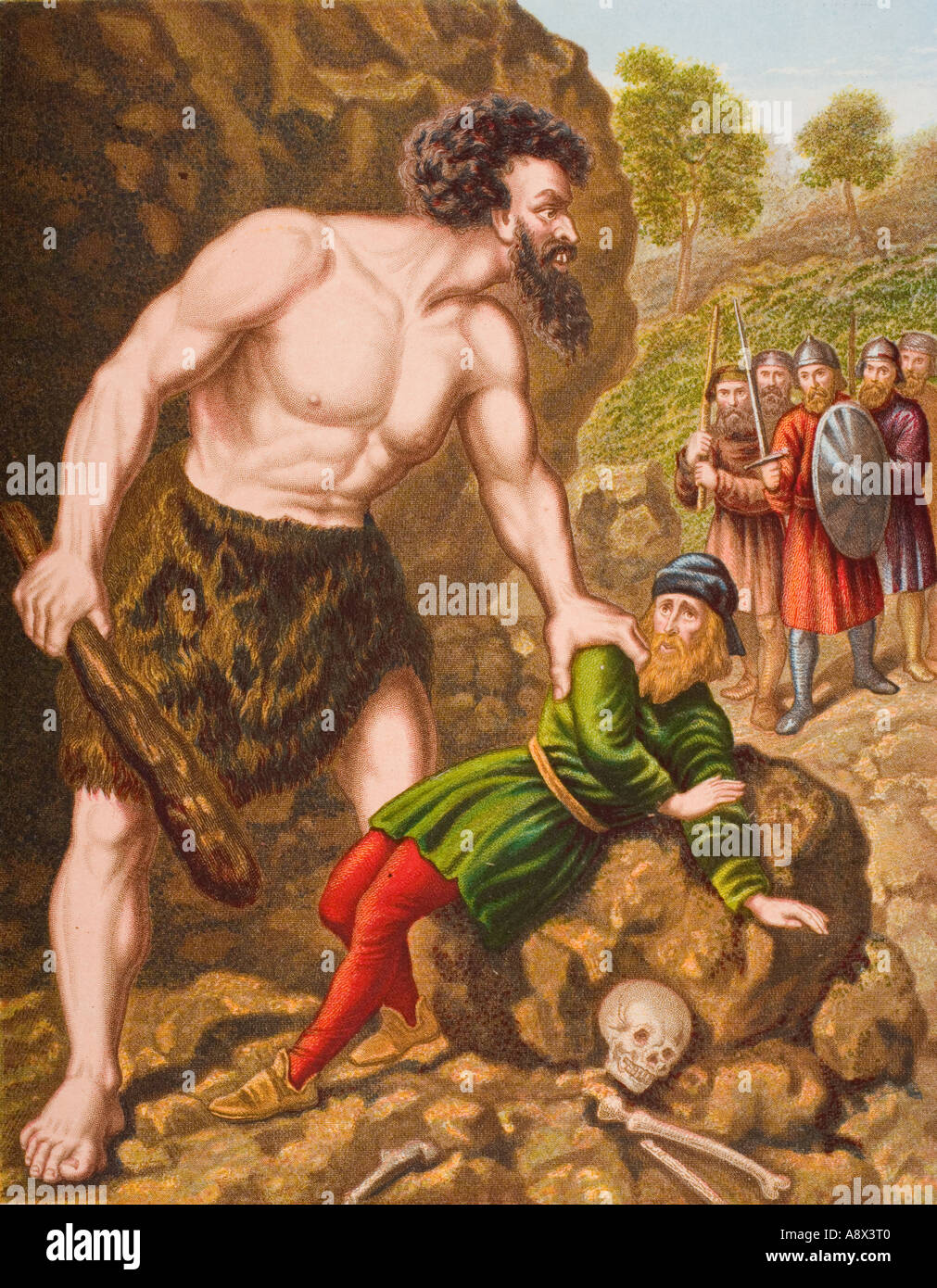 Great Heart and his companions attack Giant Slay Good. From the book ...