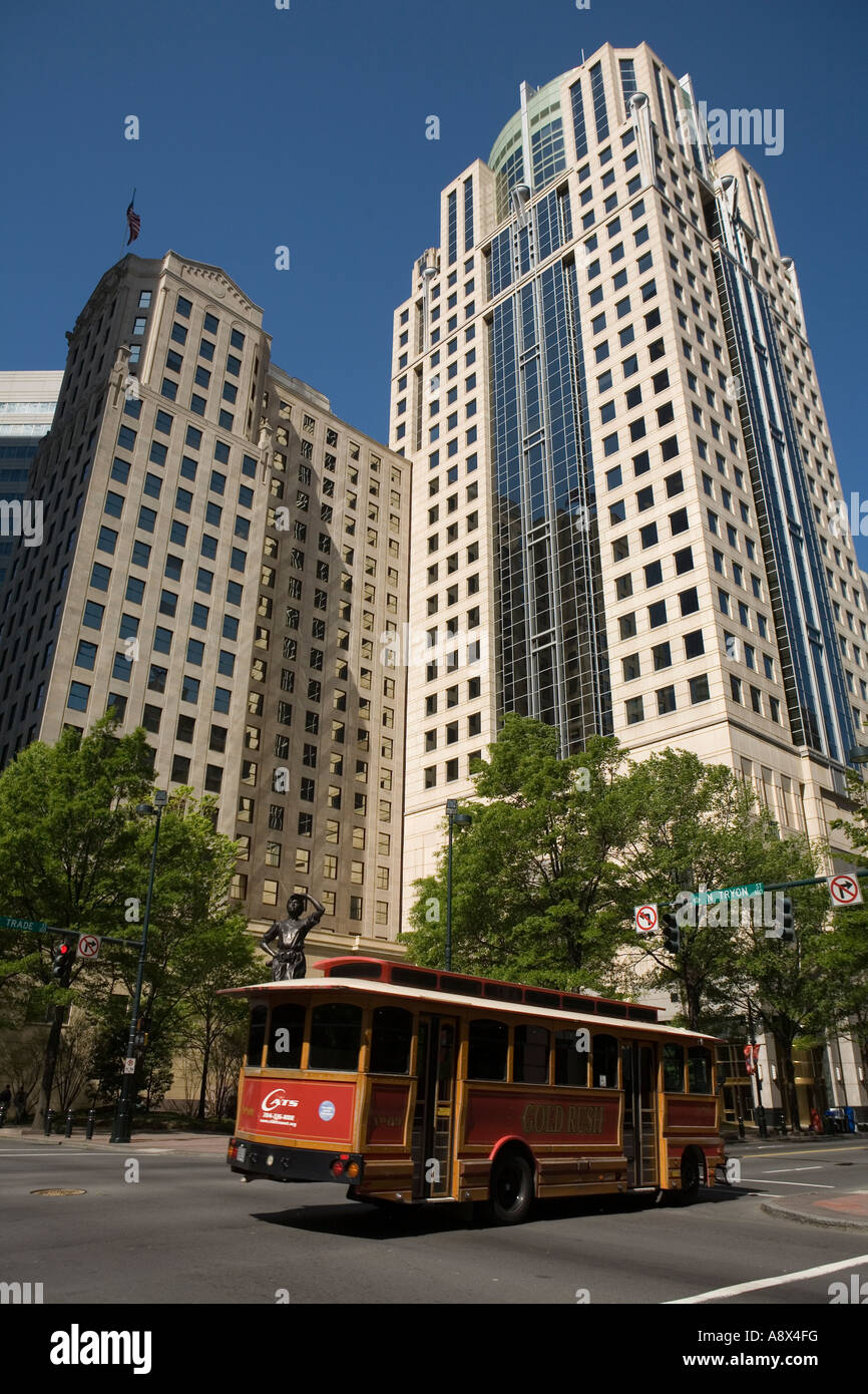 Gold Rush Circulator Service Trolley Independence Square Charlotte ...