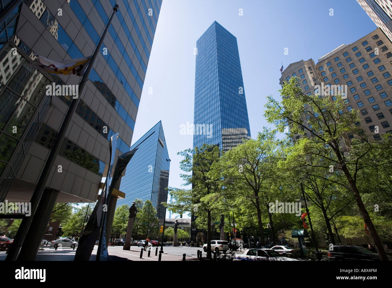 Independence Square Charlotte North Carolina Stock Photo - Alamy